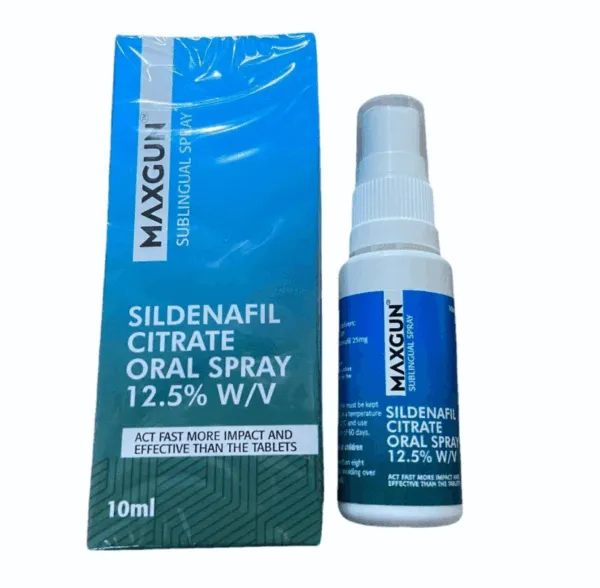MaxGun Sublingual Spray (Sildenafil Spray Oral) : Notice Médicale Complète
